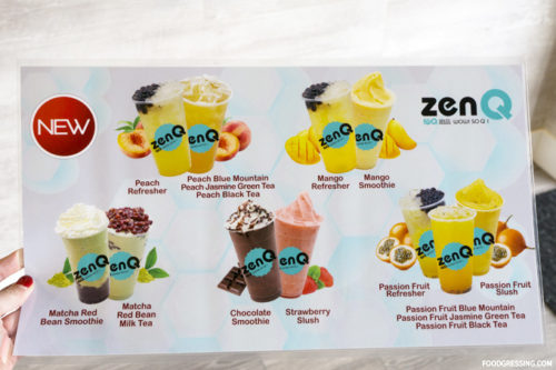 ZenQ Richmond: Taiwanese Desserts and Bubble Tea | Foodgressing