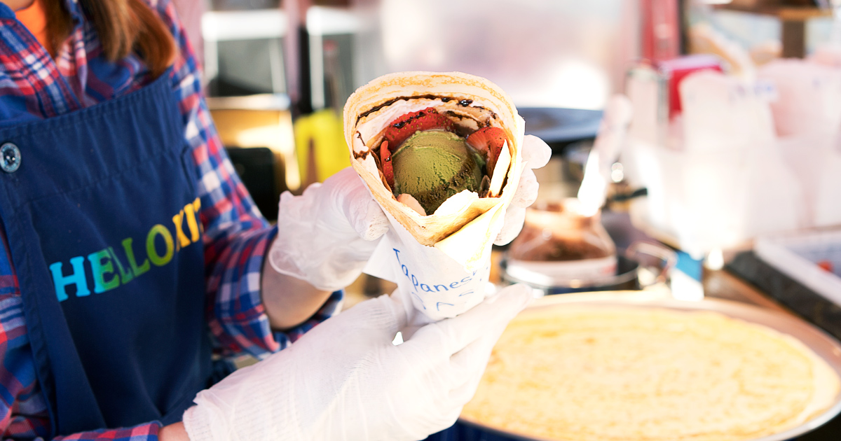 Richmond Night Market: Japanese Crepe SASUKE - Foodgressing