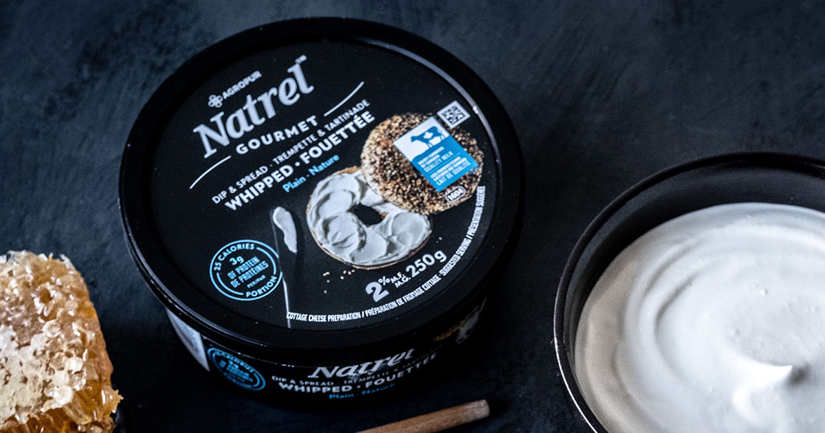 Natrel Whipped Dip and Spread - a Reinvented Cottage Cheese Preparation