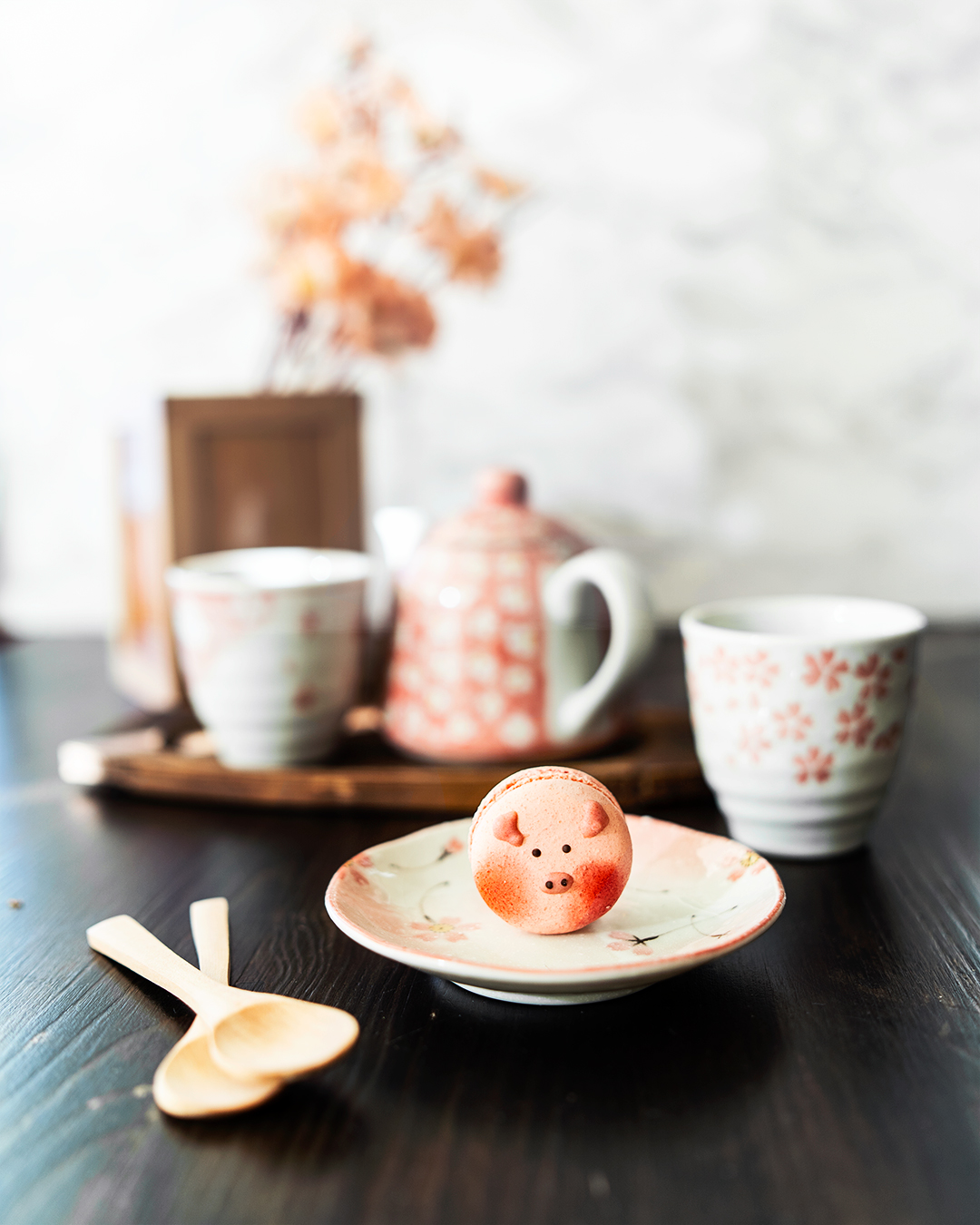 Happy Lunar New Year 2019: Year of the Pig Macaron 2019