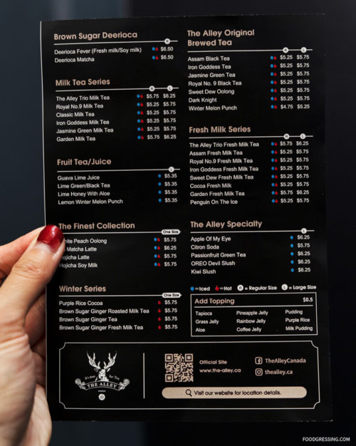 The Alley Top Drinks to Try | The Alley Most Recommended Drinks | Menu