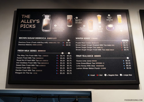 The Alley Top Drinks to Try | The Alley Most Recommended Drinks | Menu