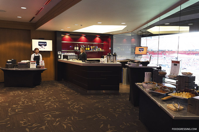 What's It Like Inside a BC Place Suite: Food + Drink Service, Concierge
