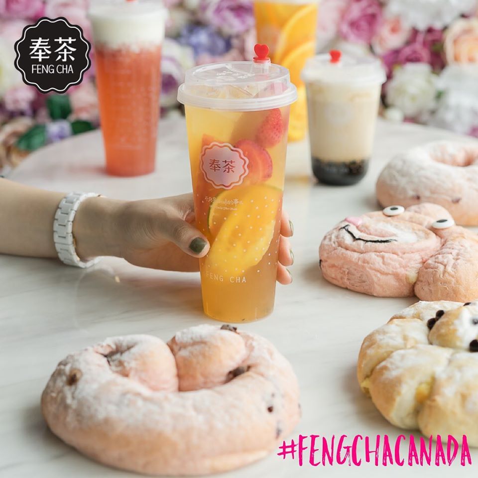 Feng Cha Vancouver: Fresh Fruit Teas with Euro-inspired Breads