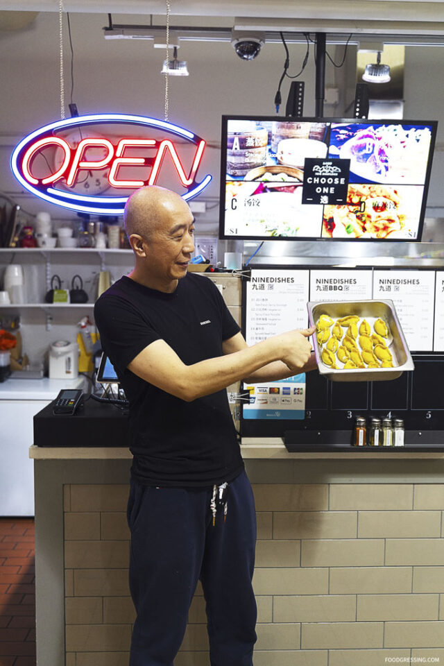 Colourful Handmade Dumplings at Nine Dumplings | Robson Public Market