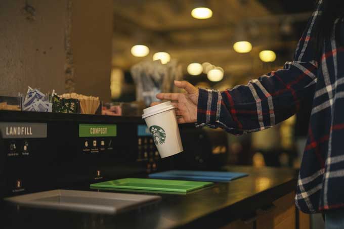 Starbucks compostable cup pilot begins in Vancouver | BioPBS™-lined cup