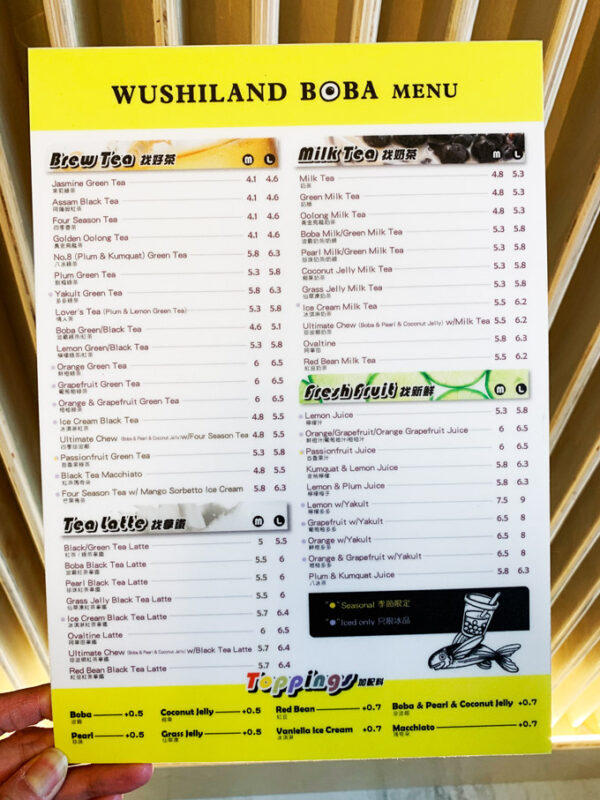 Wushiland Boba Richmond 50 Lan (50嵐): Menu, Top Drinks [Review]