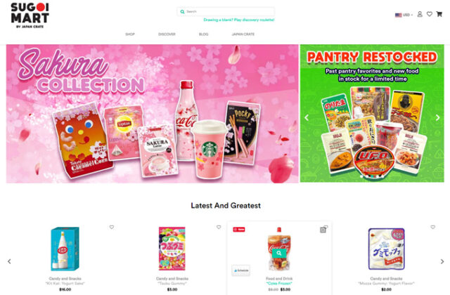 Sugoi Mart Japanese Online Store for Snacks, Beauty and Collectibles