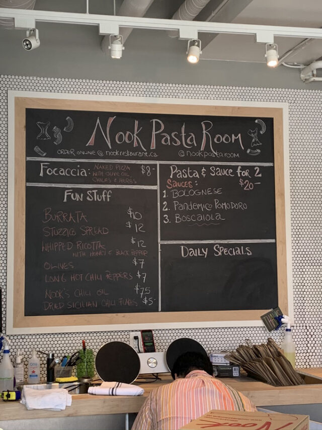 Nook Pasta Room: Fresh Pastas, Sauces, Burrata - Foodgressing