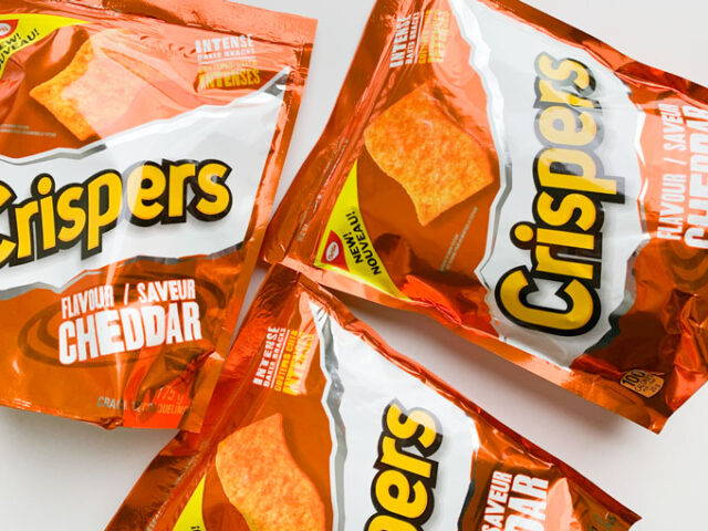New Crispers Cheddar Review: Taste, Price, Nutrition, Made in Canada