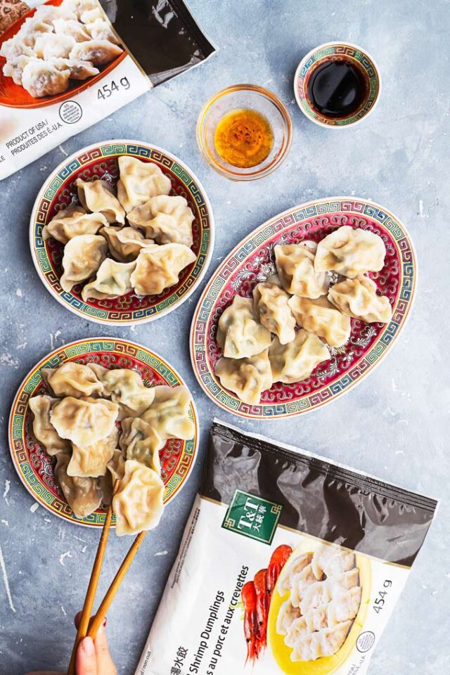 T&T Supermarket Pork Dumplings Variety Review - Foodgressing