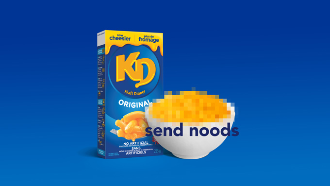 Send free Kraft Dinner noods to find love during the pandemic