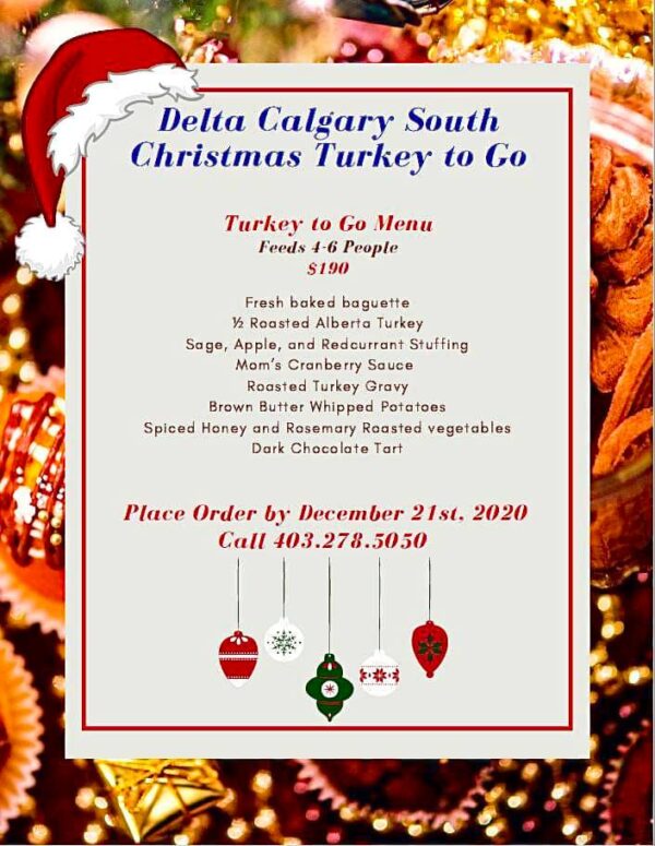 Christmas Calgary 2020: Brunch, Dinner, Turkey-to-Go, Restaurants