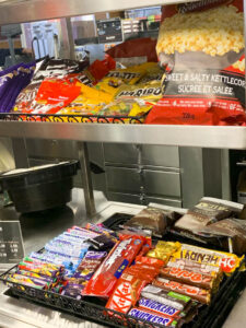 BC Ferries Coastal Cafe Menu, White Spot, Self-Serve, Food and Drinks