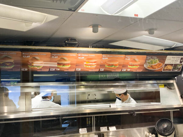 BC Ferries Coastal Cafe Menu, White Spot, Self-Serve, Food and Drinks