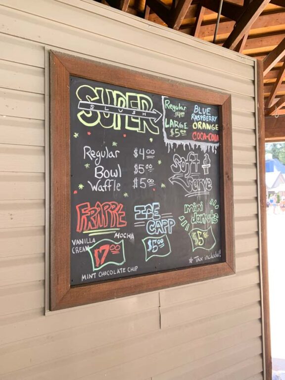 Cultus Lake Waterpark Food, Drinks, Snacks, Menus Review