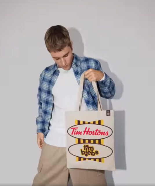 Timbiebs Timbits Flavours, Merch: Tim Hortons Justin Bieber Collab 2021