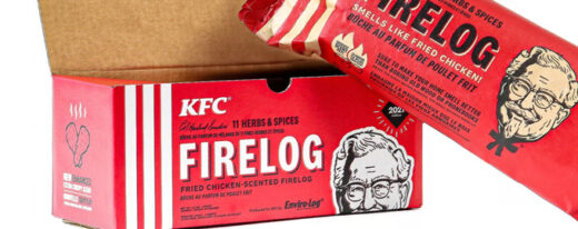 KFC Fire Log Canada 2021 Available at Canadian Tire - Foodgressing