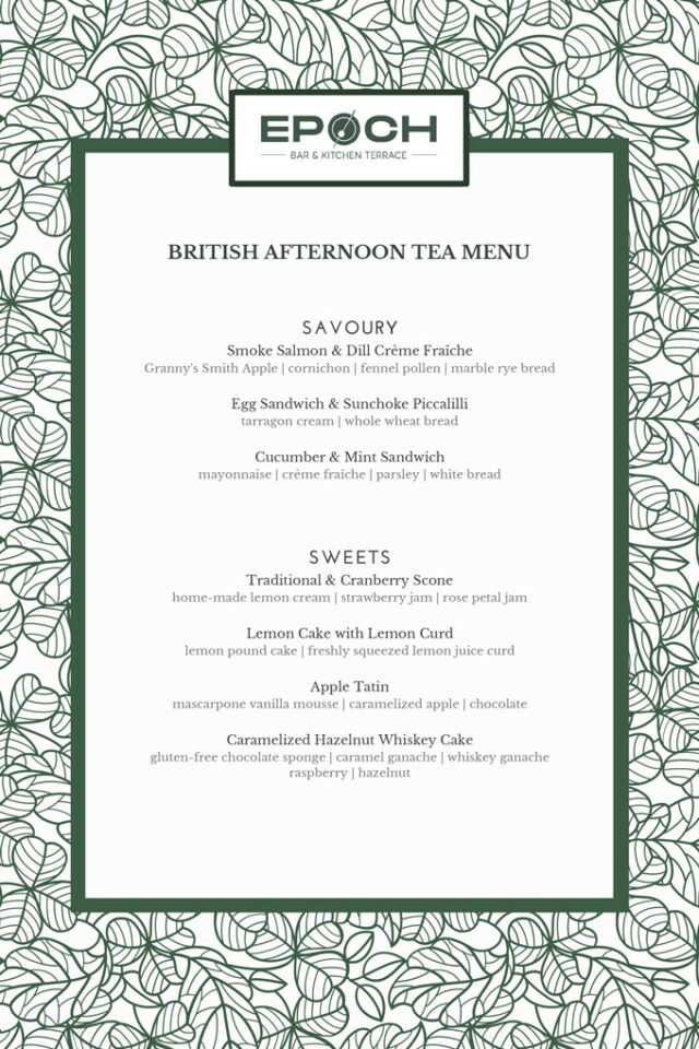 The Ritz-Carlton, Toronto Presents Afternoon Tea at EPOCH Bar