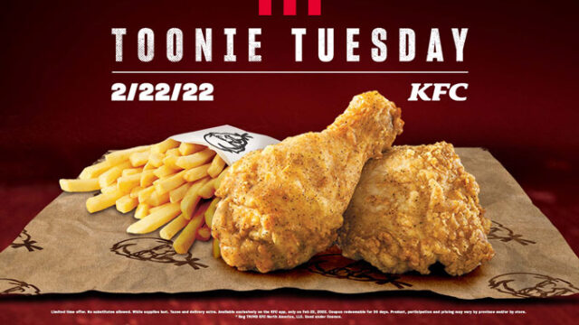 KFC Toonie Tuesday 2022 Canada: 2/22/2022 - Foodgressing