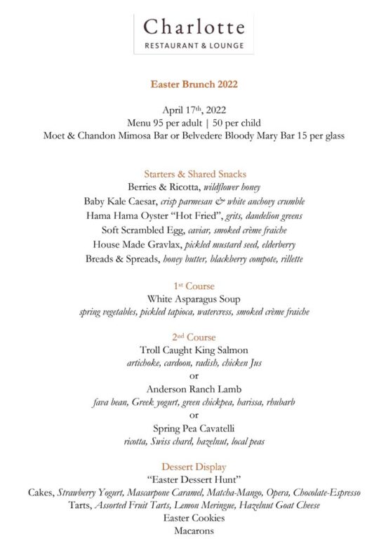 EASTER SEATTLE 2022: Brunch, Lunch, Dinner, Restaurants, To-Go