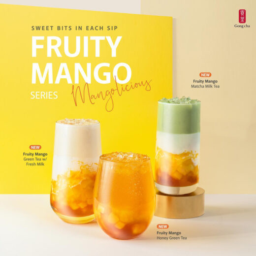 Gong Cha Fruity Mango Series USA - Foodgressing