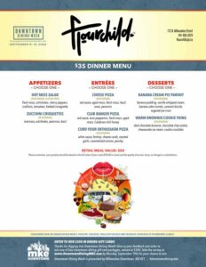 Milwaukee Downtown Dining Week 2022: Menus Highlights, Dates