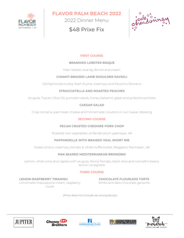 Flavor Palm Beach 2022 Restaurant Month Florida