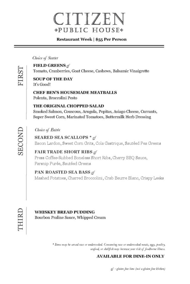 Arizona Restaurant Week 2022 Fall Sept: Menus Highlights Dates