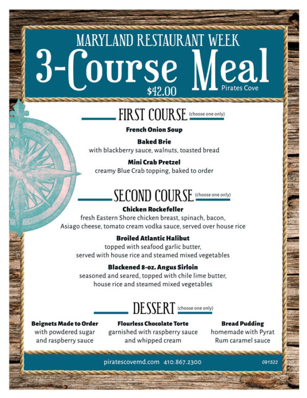 Maryland Restaurant Week 2022: Menus Highlights, Dates
