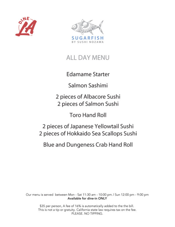 Dine LA 2022 | Los Angeles Restaurant Week Menus, Highlights