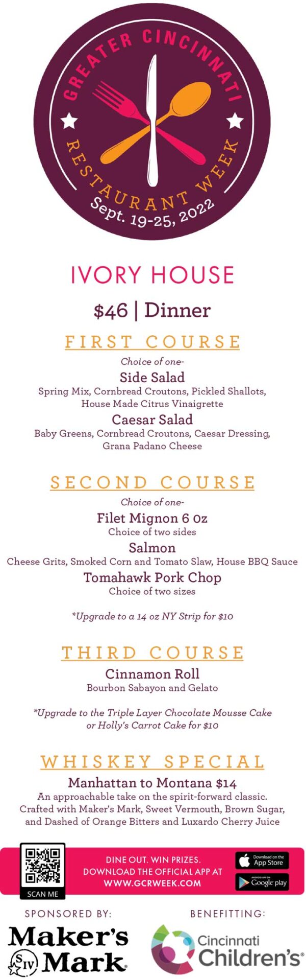 Greater Cincinnati Restaurant Week Restaurant Week 2022 Ohio