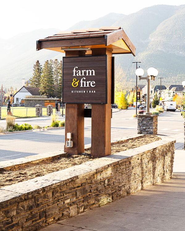 Farm & Fire Banff Alberta: Wood Fired Dining - Foodgressing