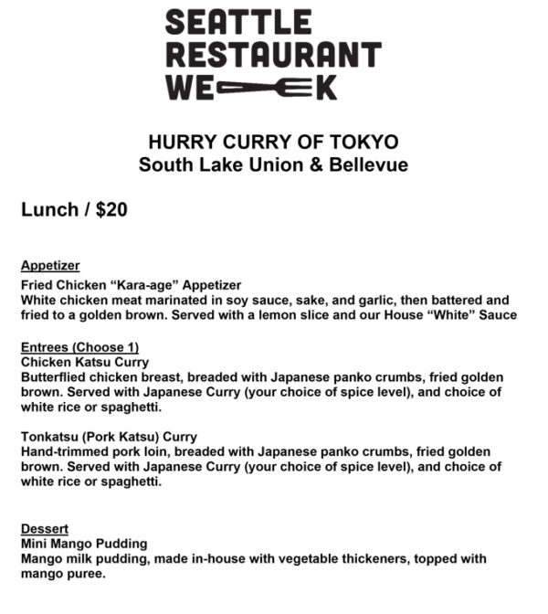 Seattle Restaurant Week 2022 : Menus, Dates, Highlights