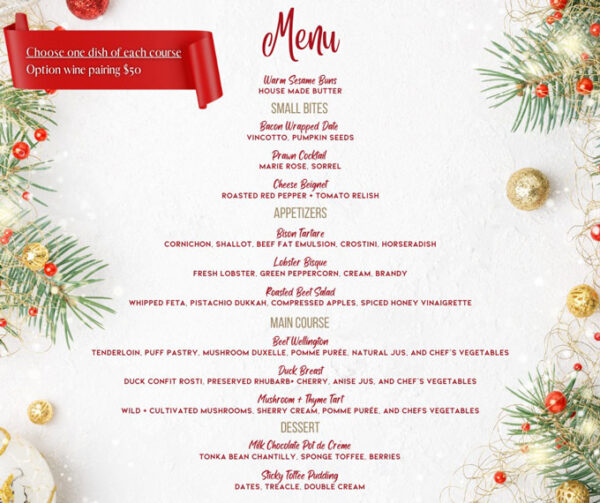 Christmas in Calgary 2022: Dinner, Turkey To Go, Brunch