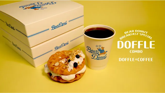 Bear Donut NYC introduces Doffle (Donut + Waffle)