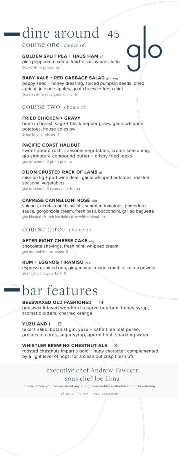 Dine Around & Stay in Town 2023 Victoria BC: Menus, Dates