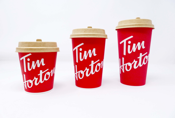Tim Hortons Canada new packaging and cutlery for 2023