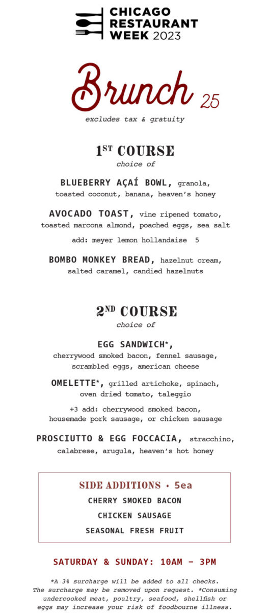 Chicago Restaurant Week 2023 : Menus, Dates, Highlights