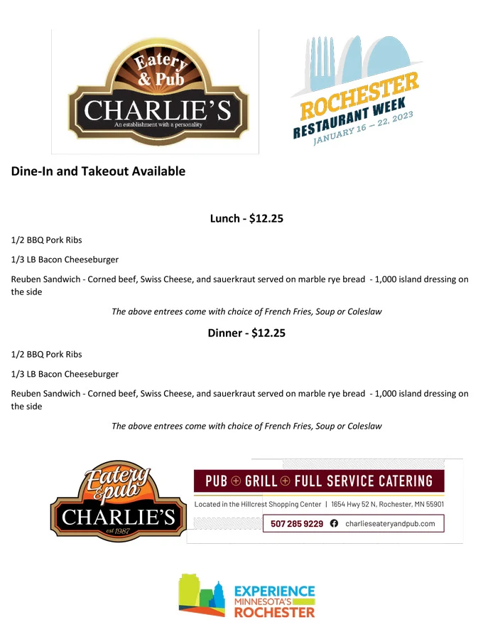 Rochester Restaurant Week 2023 MN: Menu, Highlights