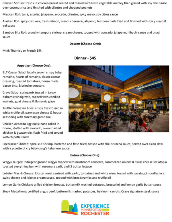 Rochester Restaurant Week 2023 MN: Menu, Highlights