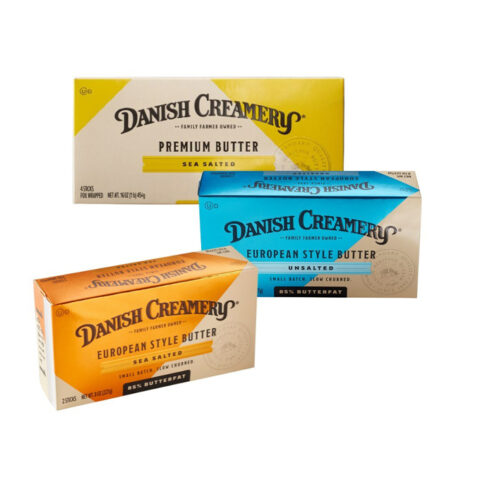 Danish Creamery New Contemporary Look for Premium Butter