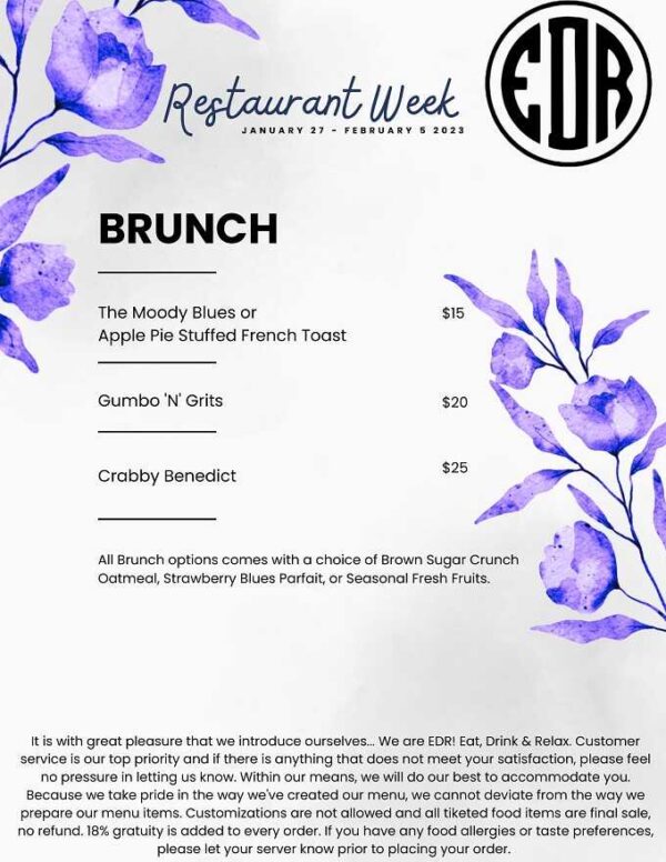 Baltimore Restaurant Week 2023 : Menus, Dates