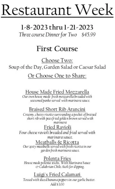 Providence Restaurant Weeks 2023 Rhode Island : Menus, Dates