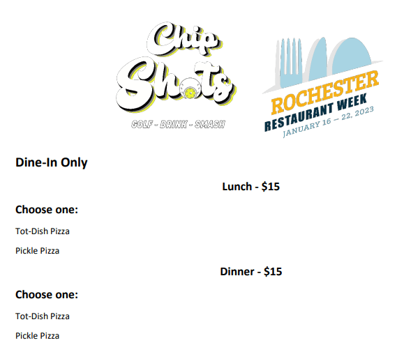Rochester Restaurant Week 2023 MN: Menu, Highlights