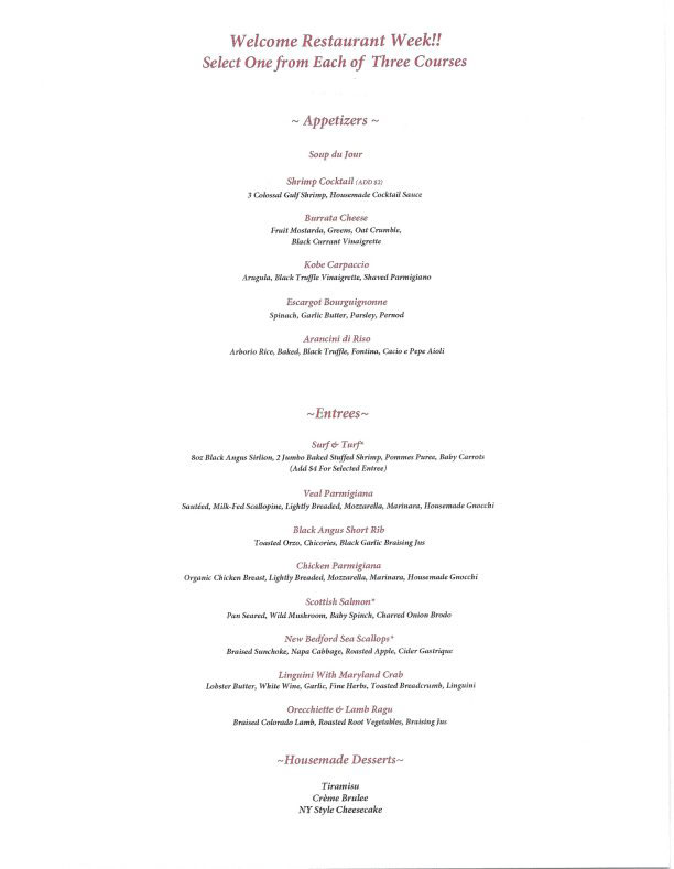 Providence Restaurant Weeks 2023 Rhode Island : Menus, Dates