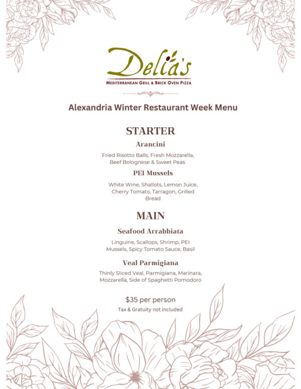 Alexandria Restaurant Week 2023 Virginia: Menu, Dates