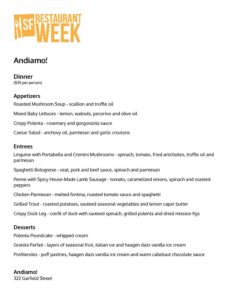 Santa Fe Restaurant Week 2023 : Menus, Dates