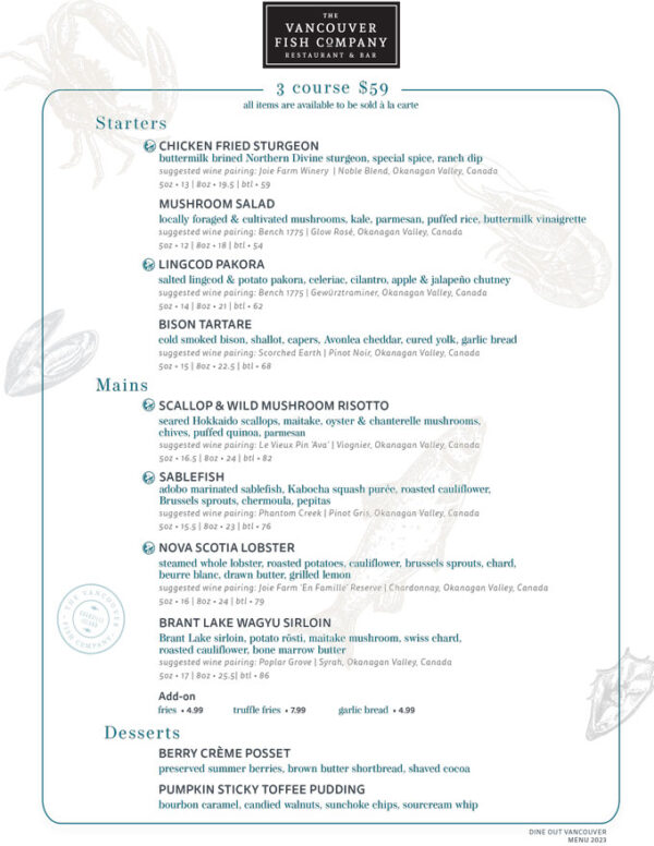 Dine Out Vancouver 2023 BC: Dates, Menus, Restaurants, Offers