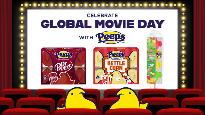 Iconic PEEPS Brand: Three New Flavors for Global Movie Day